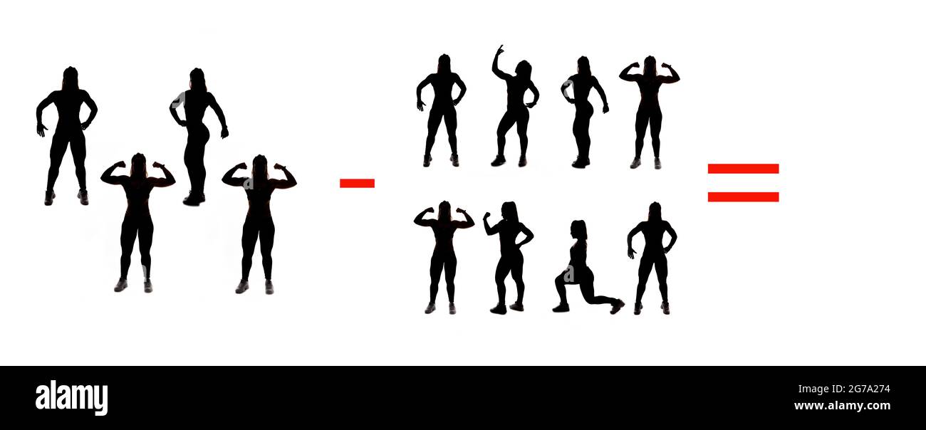 Simple mathematical computation with objects and people; arithmetic ...