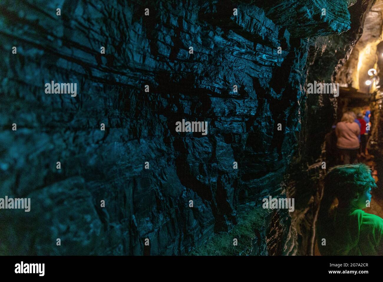 Secret Cavern Naturally formed caverns with waterfalls 100 ft. below ...