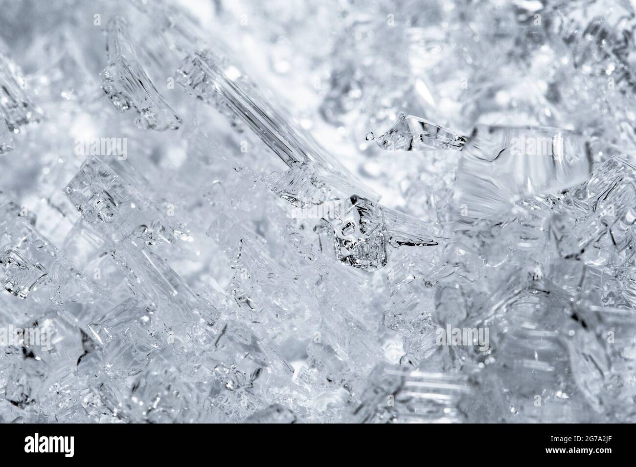 Beautiful background of ice crystals Stock Photo - Alamy