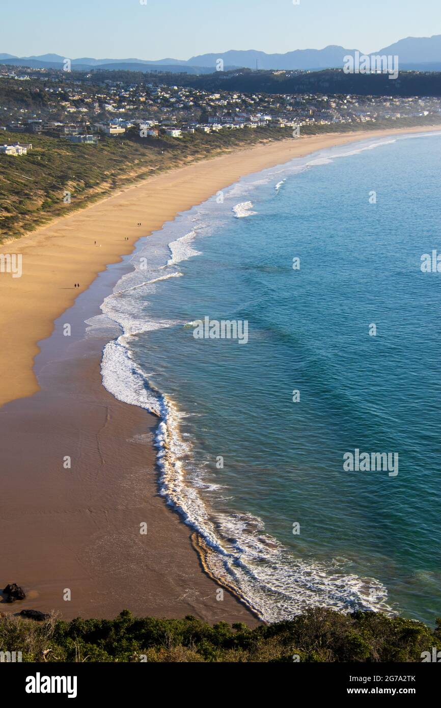 Plettenburg Bay - the popular coastal town seen from the Robberg Nature ...