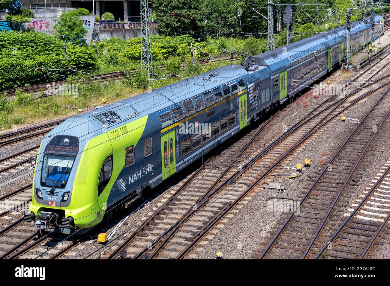 DB Regio Bombardier Twindexx Vario train in NAH.SH livery Stock Photo ...