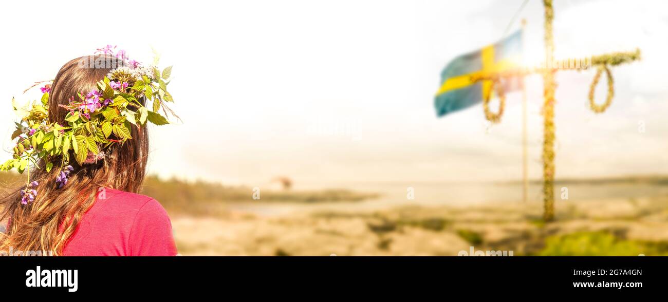 Sweden midsummer dance hi-res stock photography and images - Alamy