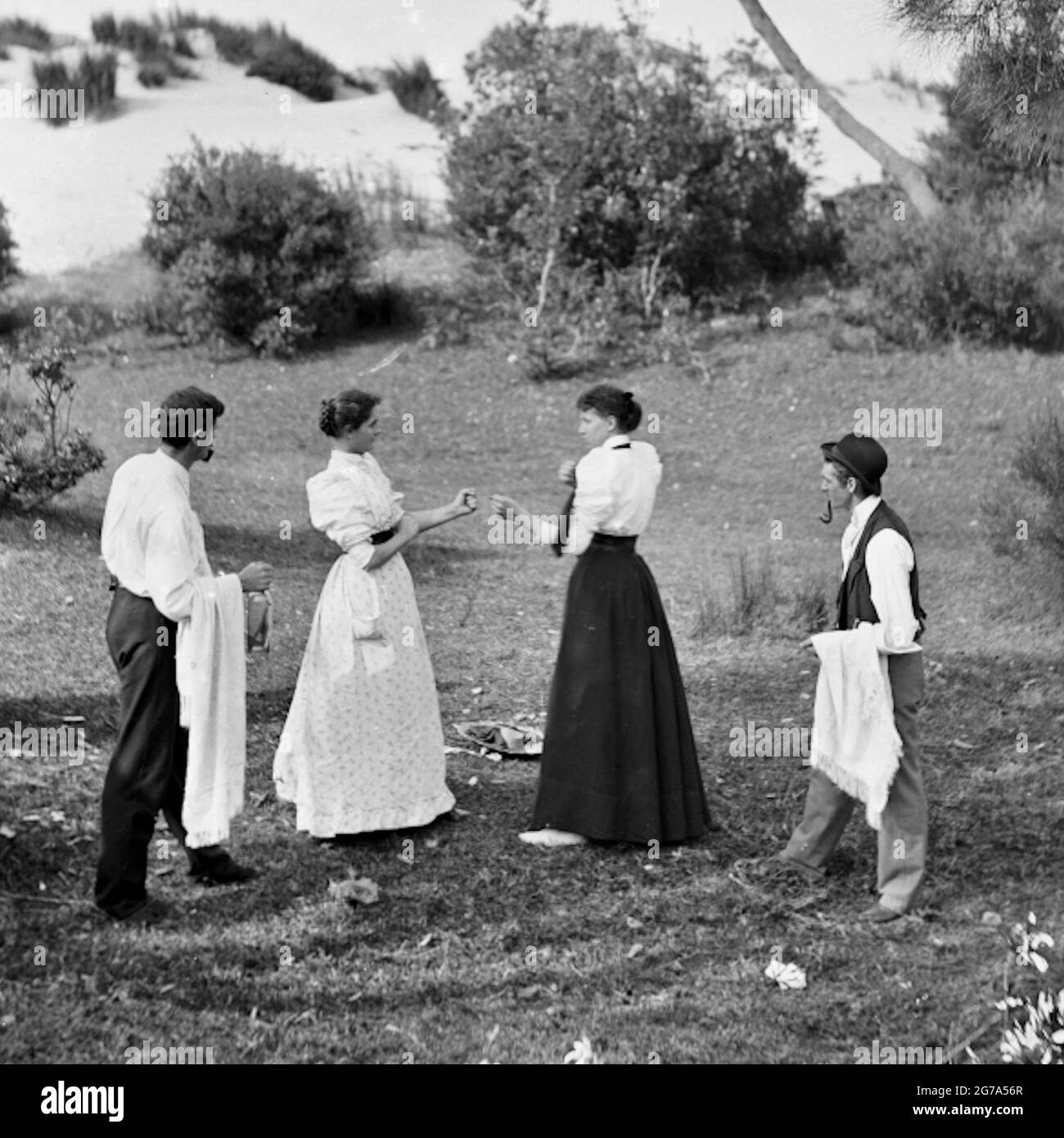 Photograph of two women boxing from 1900 Stock Photo - Alamy