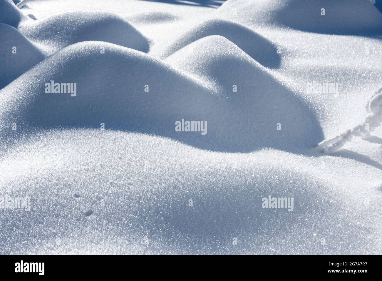 Shapes from snow Stock Photo - Alamy