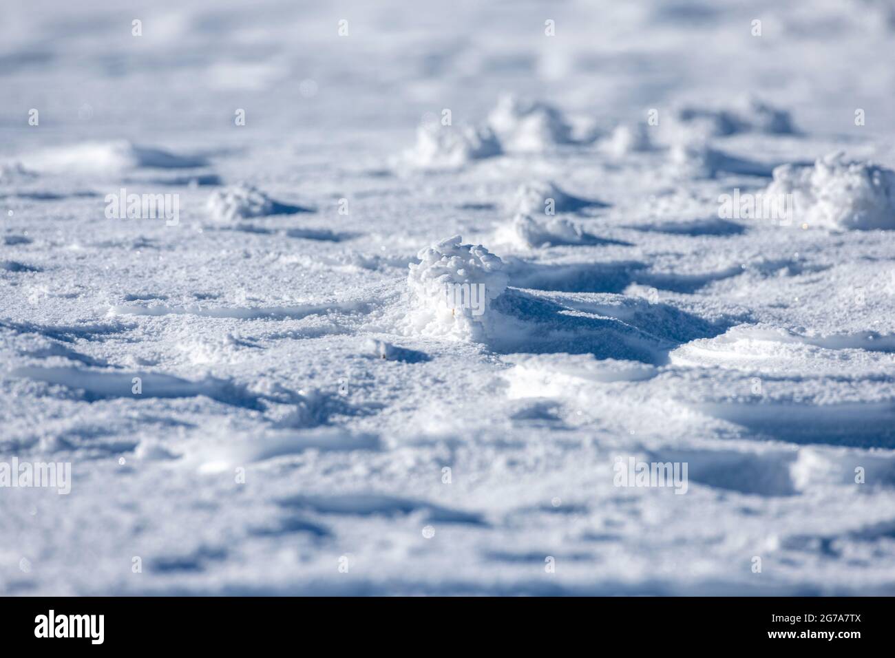 Shapes from snow Stock Photo - Alamy