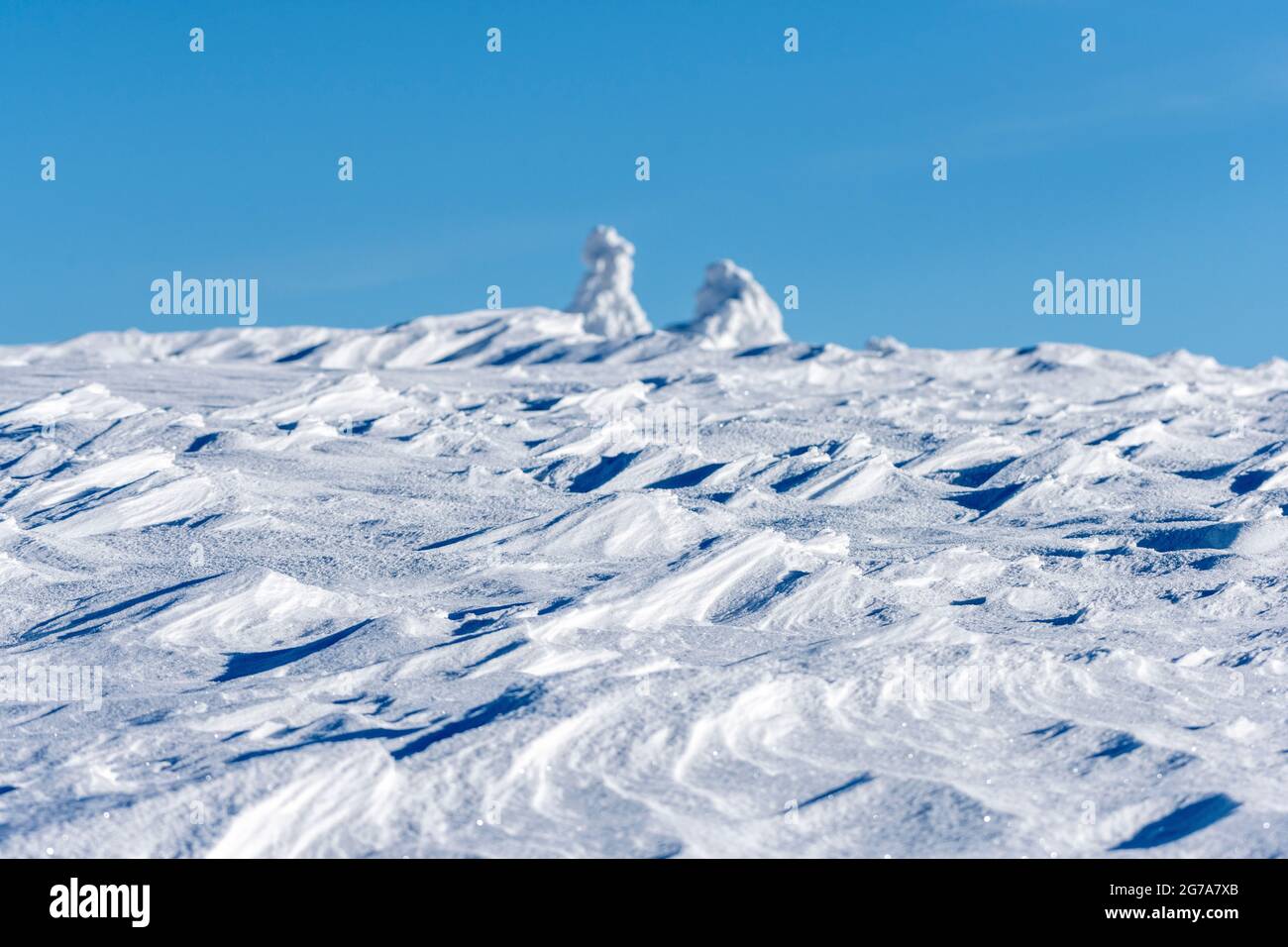 Shapes from snow Stock Photo - Alamy