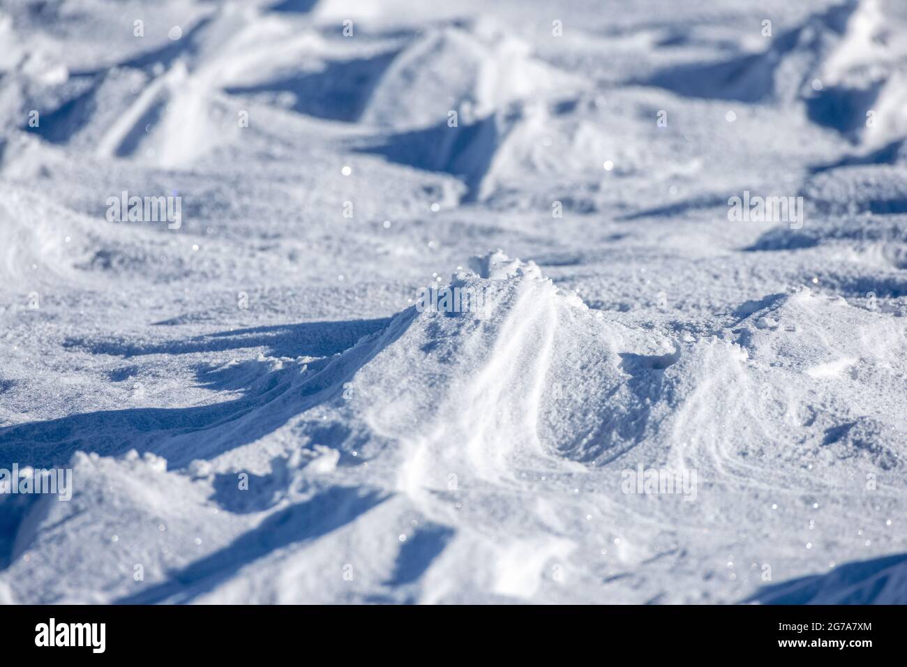 Shapes from snow Stock Photo - Alamy