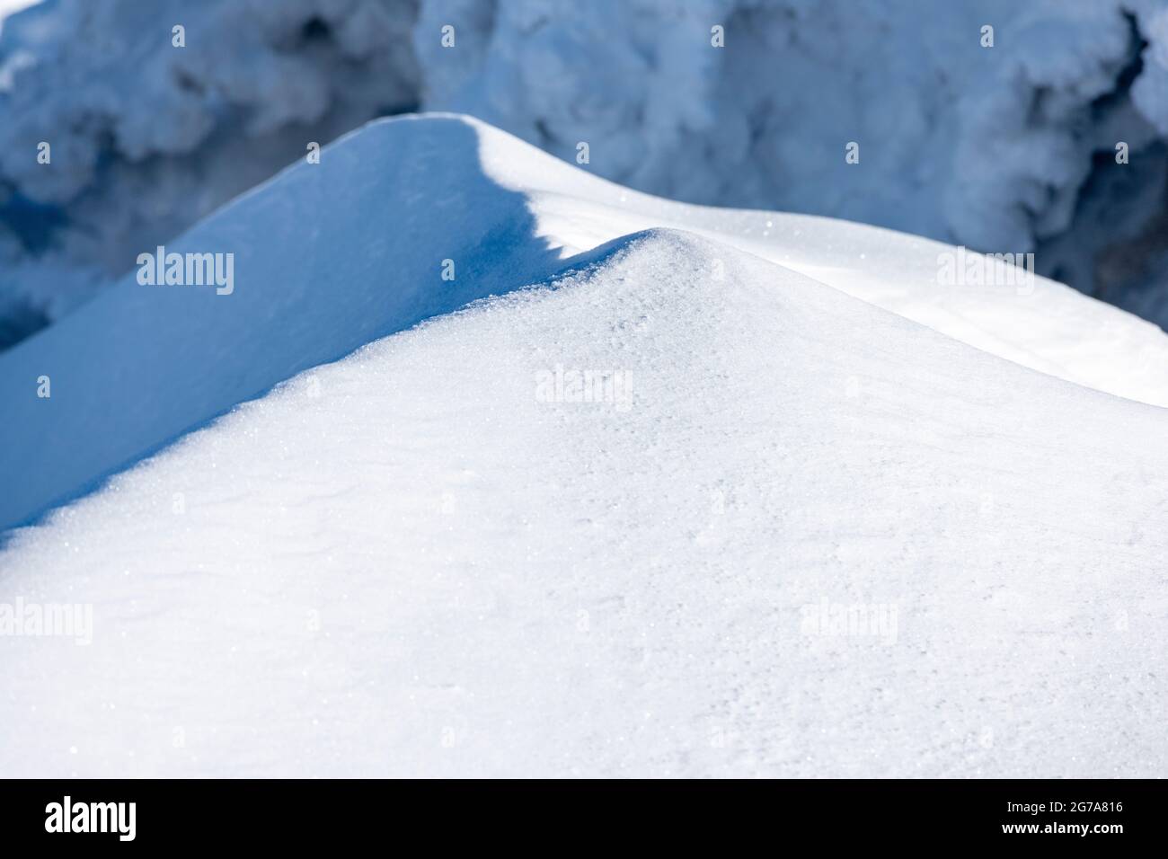 Shapes from snow Stock Photo - Alamy