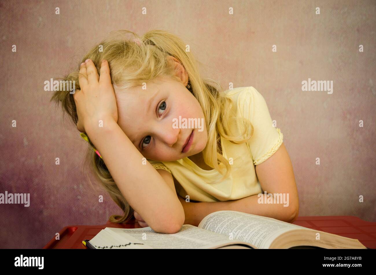 Sad school girl hi-res stock photography and images - Alamy