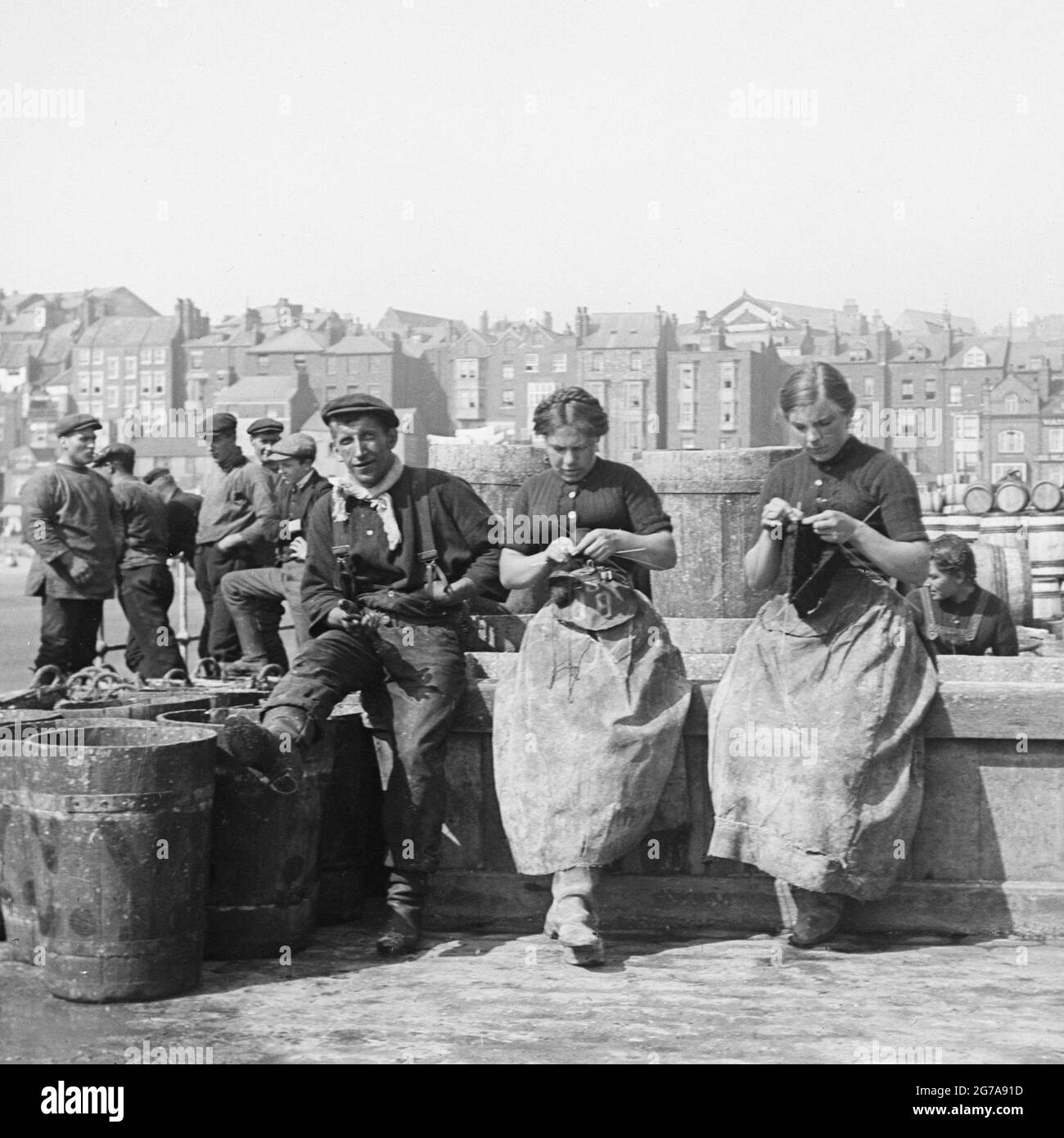 Herring fishermen Black and White Stock Photos & Images - Alamy