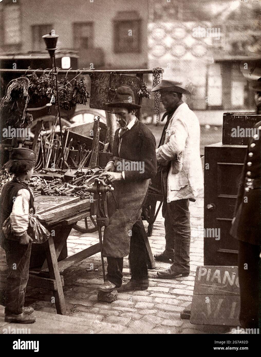 John Thomson vintage London photograph from late 1800's - Locksmith ...