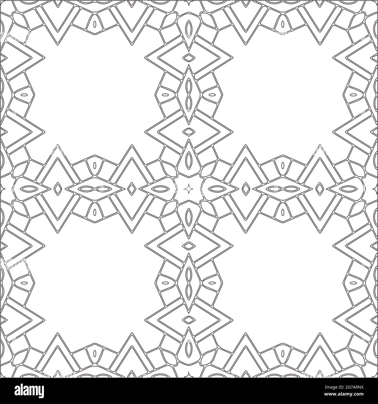 Vector geometric pattern. Repeating elements stylish background ...