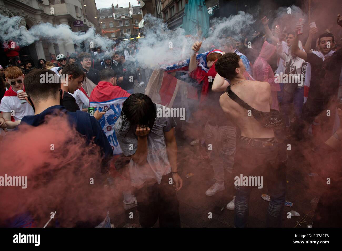 Smoke flares at football hi-res stock photography and images - Alamy