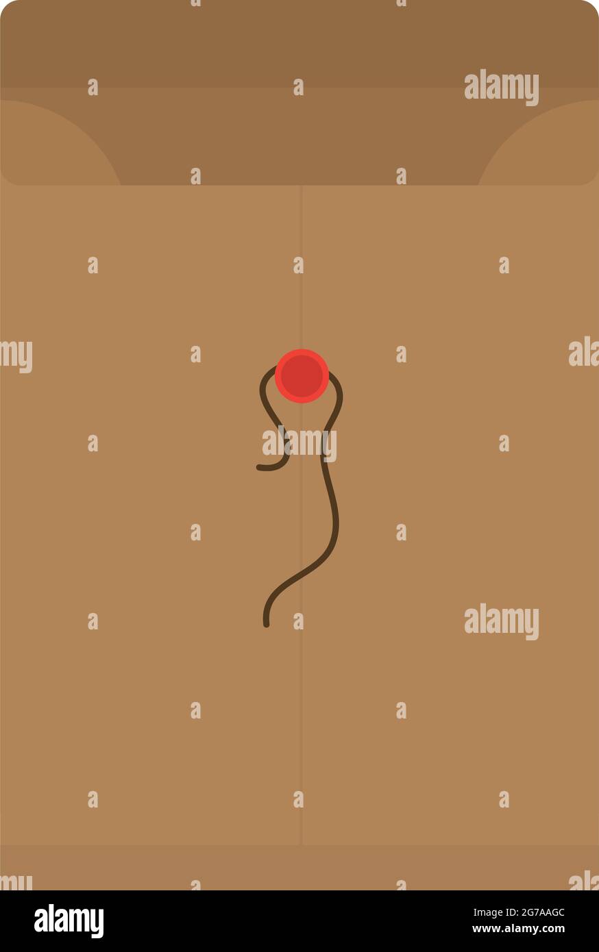 document envelope icon on white background Stock Vector Image & Art - Alamy