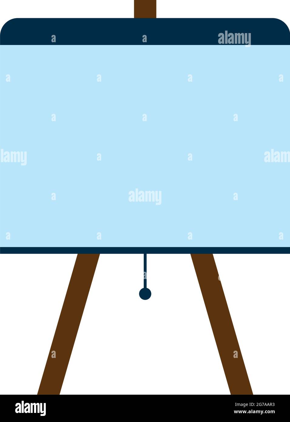 presentation board icon over white background Stock Vector Image & Art ...