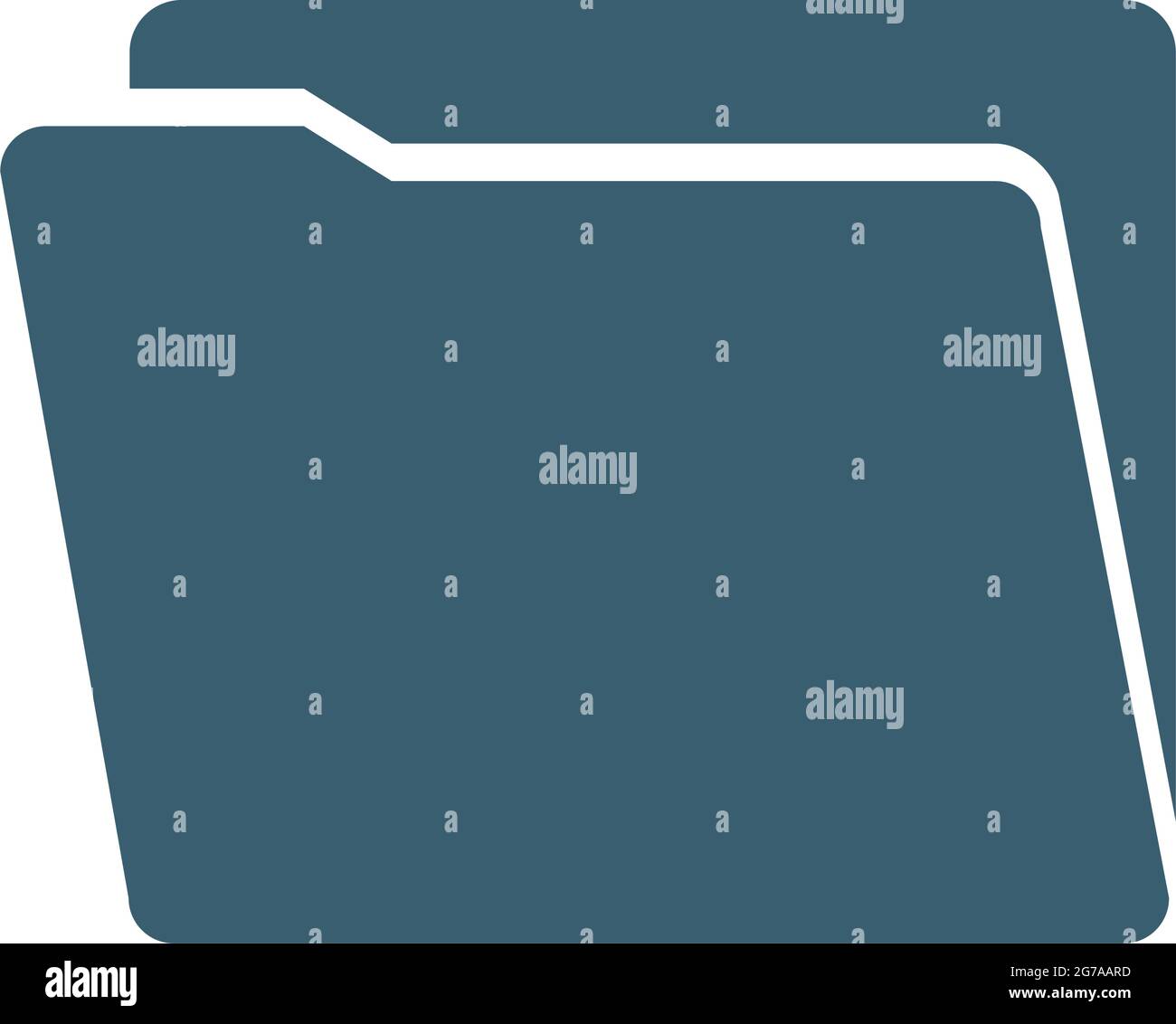 documents folder icon on white background Stock Vector Image & Art - Alamy