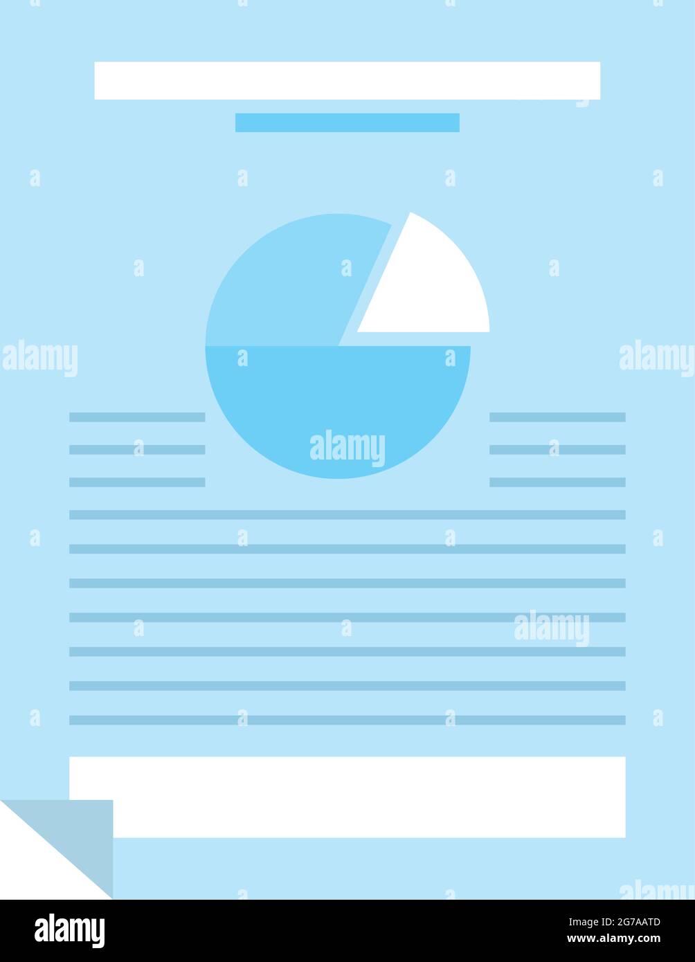 business document page on white background Stock Vector Image & Art - Alamy