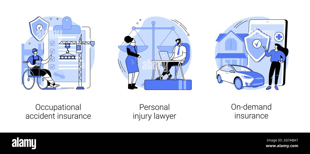 Employee health abstract concept vector illustrations Stock Vector ...