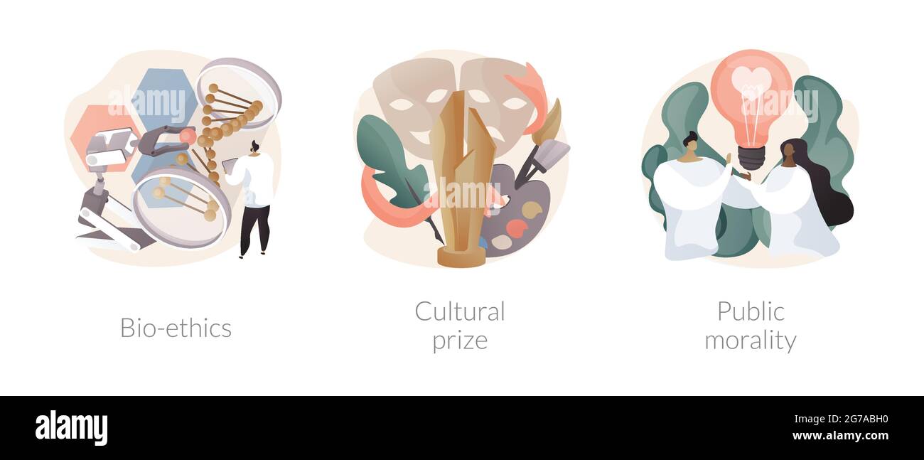 Culture and ethics abstract concept vector illustrations Stock Vector ...