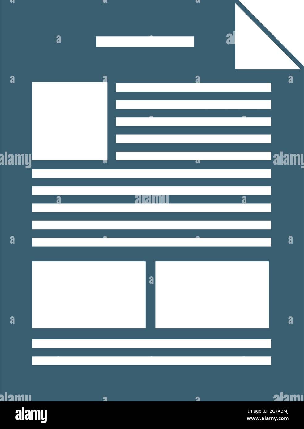 document file icon on white background Stock Vector Image & Art - Alamy