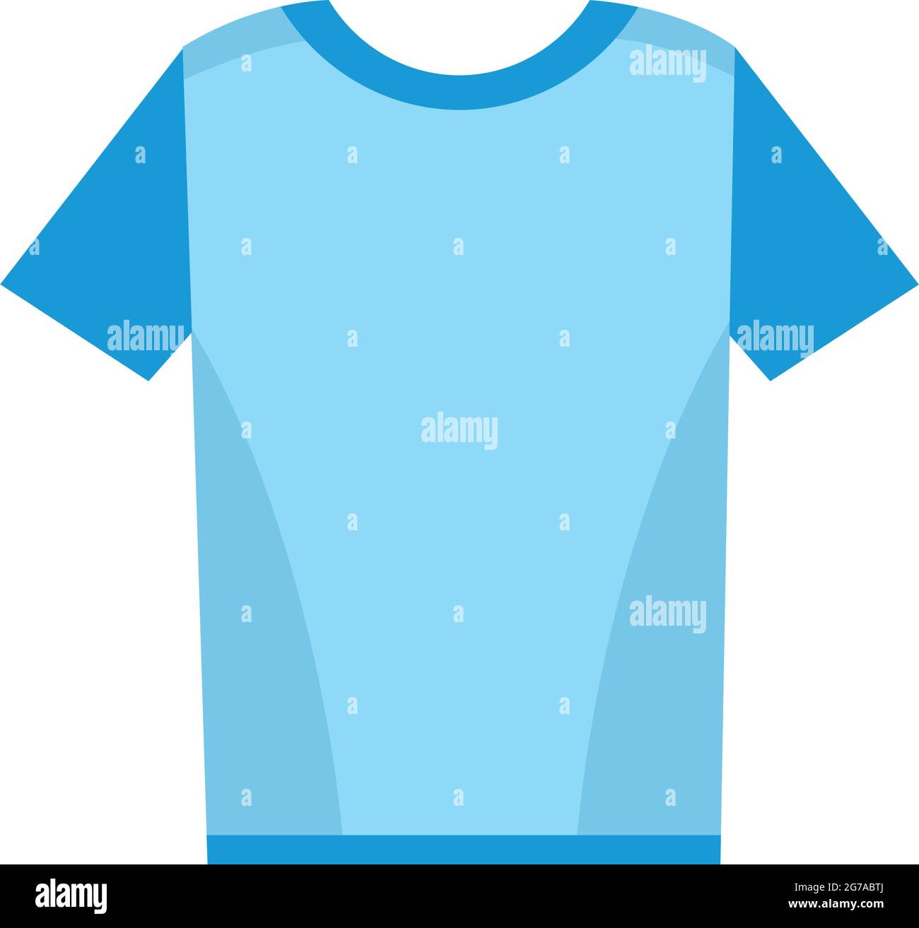 blue tshirt icon on white background Stock Vector Image & Art - Alamy