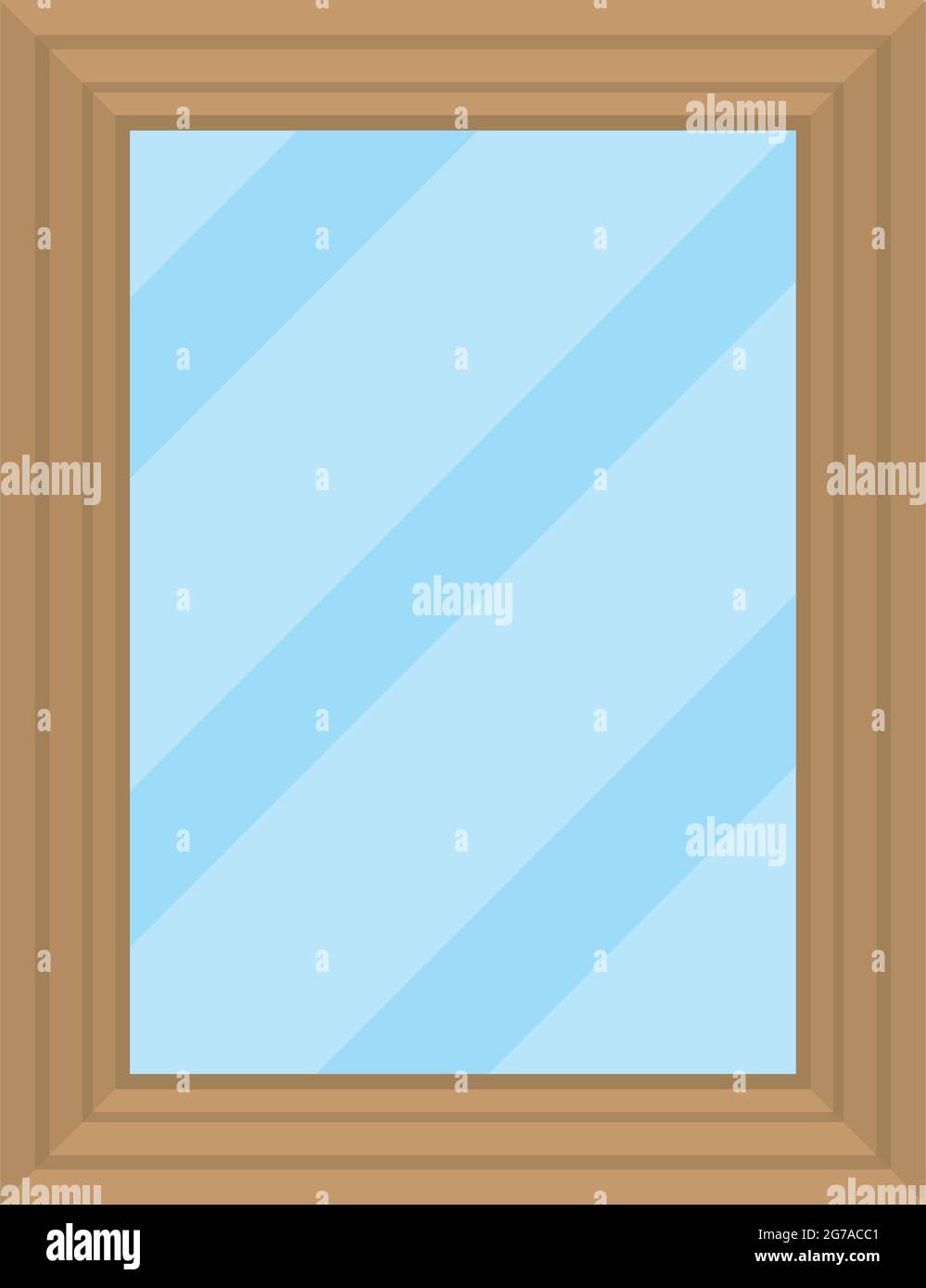 mirror frame icon on white background Stock Vector Image & Art - Alamy