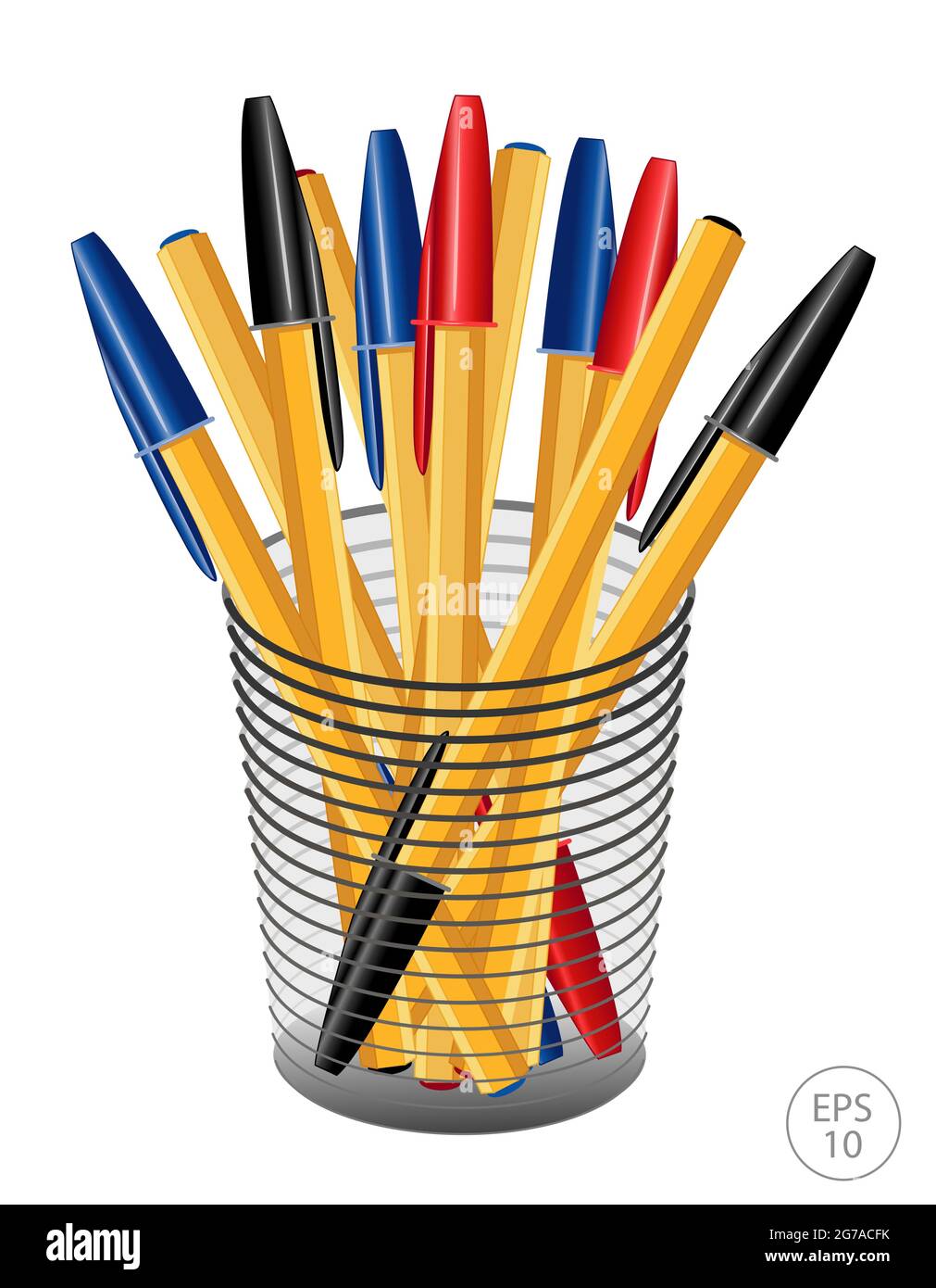 Office pen vector vectors hi-res stock photography and images - Alamy