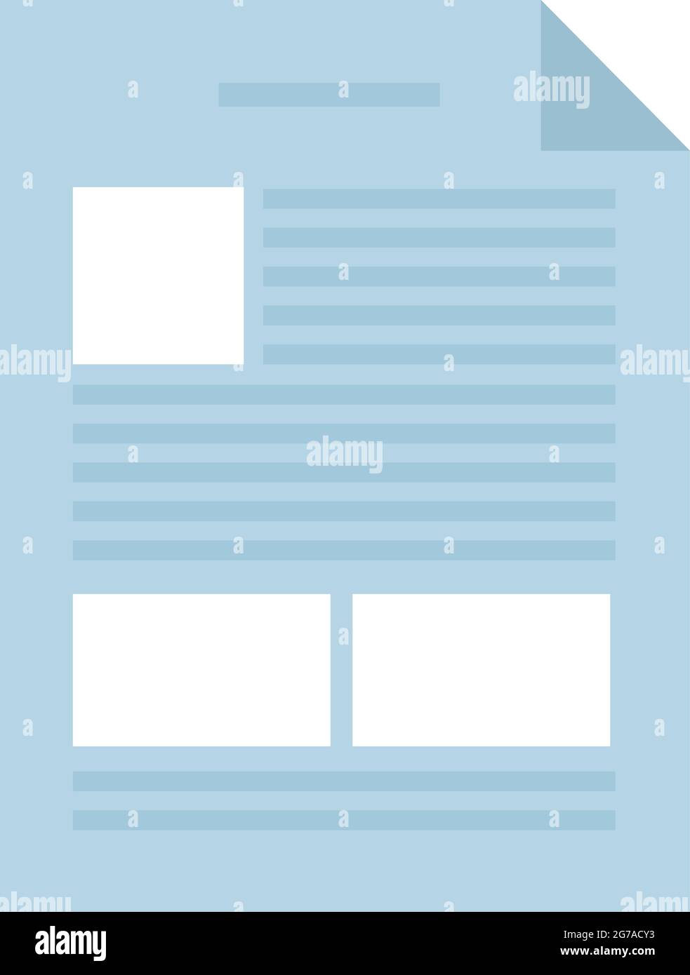 document page icon on white background Stock Vector Image & Art - Alamy