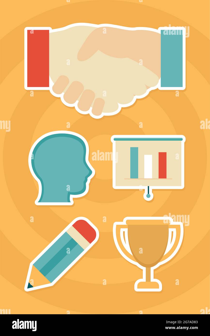 business and coaching icon set Stock Vector Image & Art - Alamy