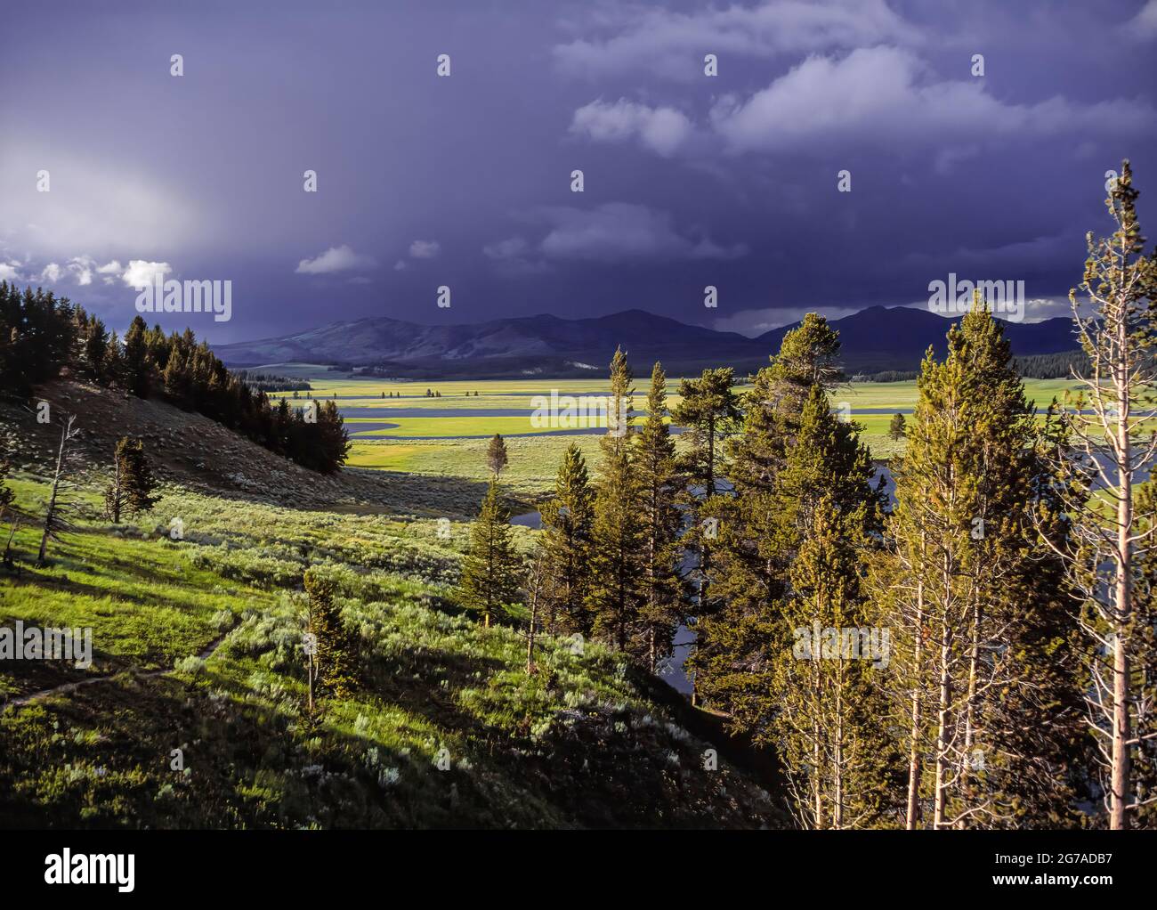 Yellowstone valley hi-res stock photography and images - Alamy