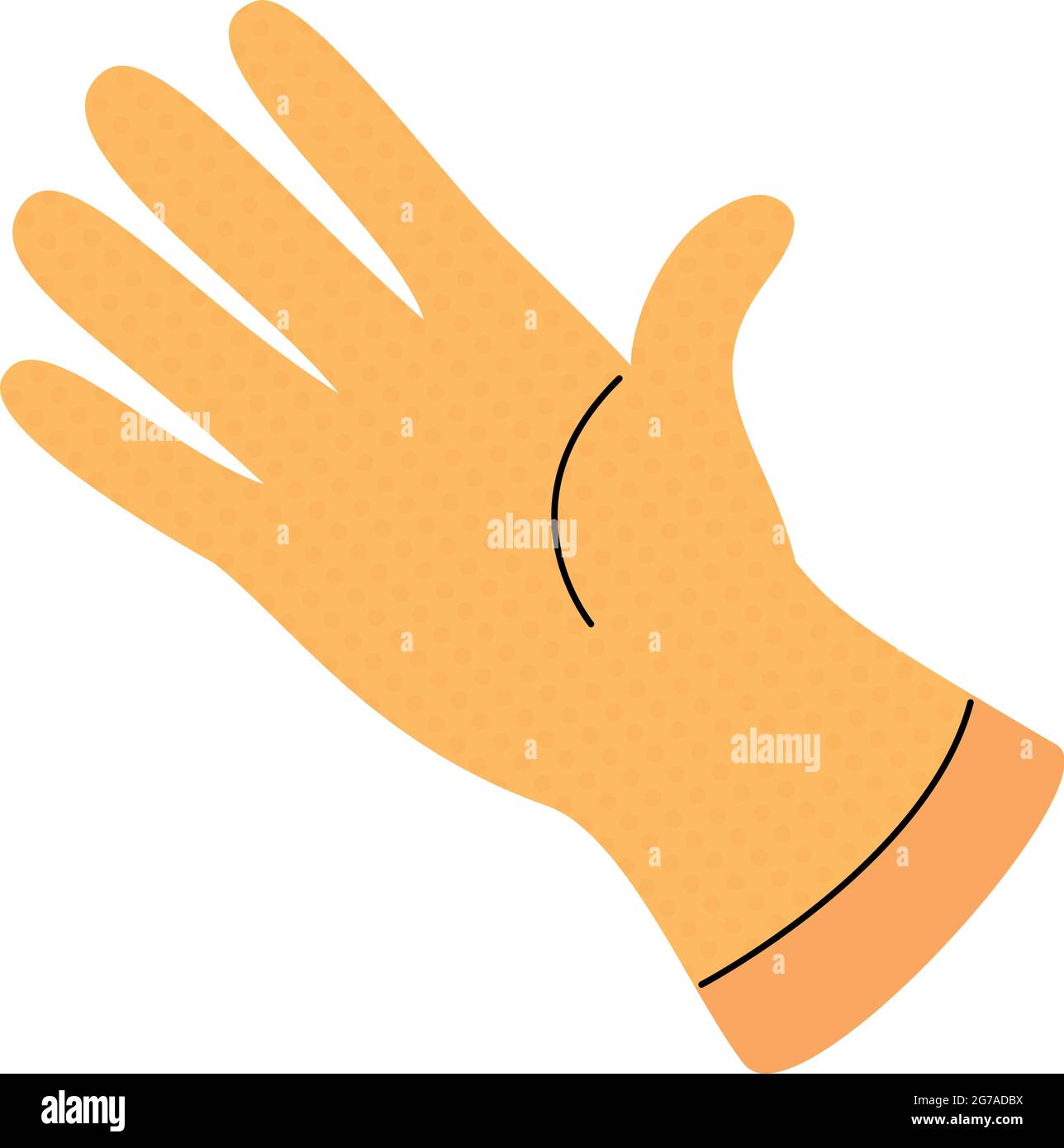 cleaning glove icon on white background Stock Vector Image & Art - Alamy