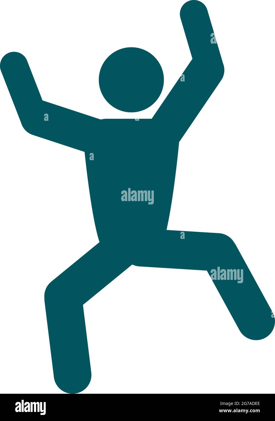 Jumping business man isolated Stock Vector Images - Alamy