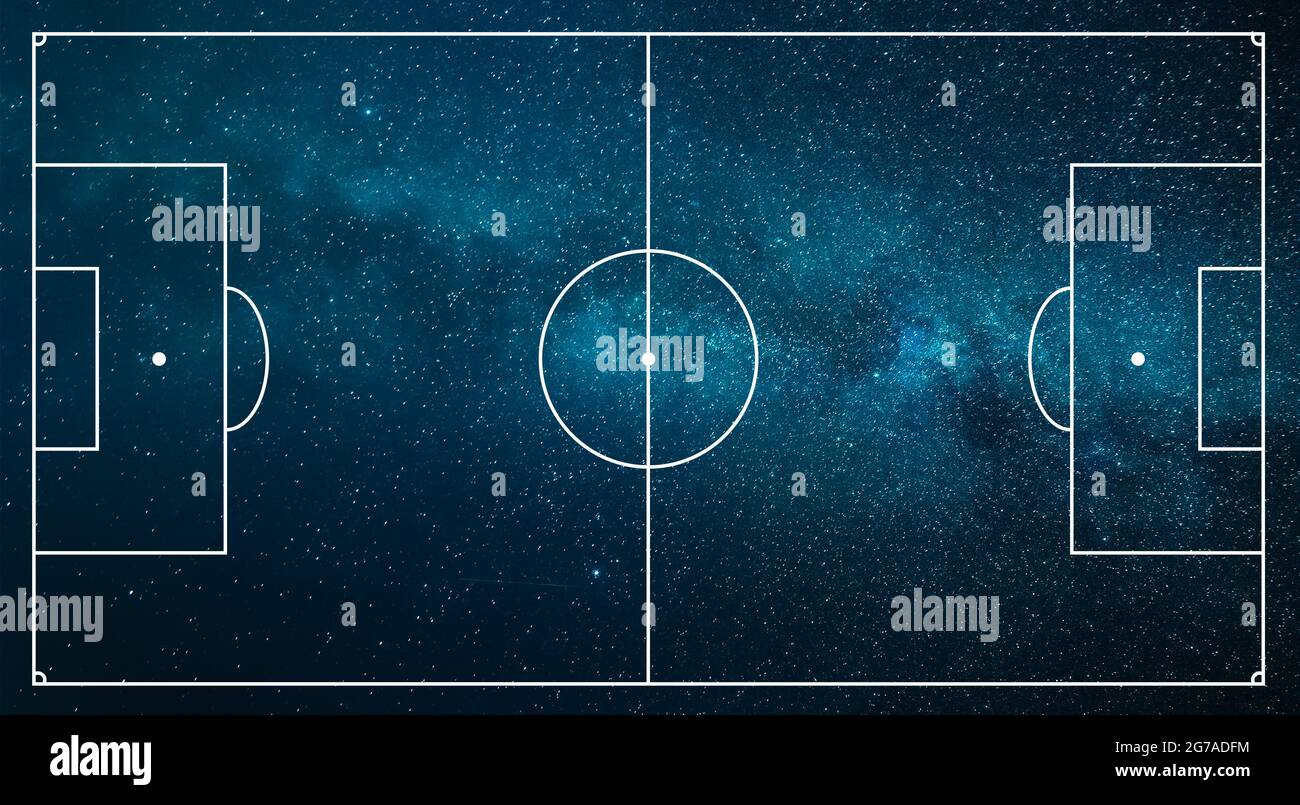 Football field concept Stock Photo - Alamy