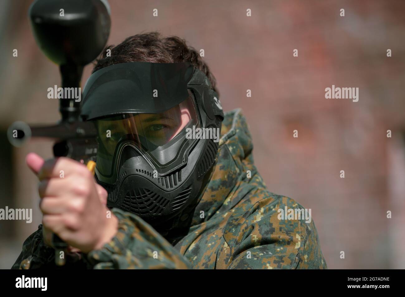 Combat face paint hi-res stock photography and images - Alamy