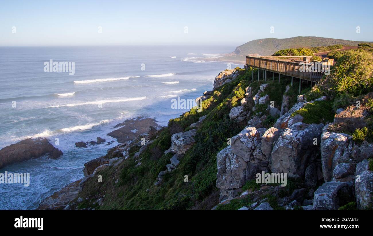 Landscape in the Robberg Nature Reserve on the Garden Route in South ...