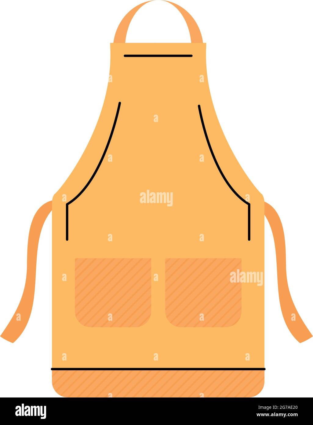 cleaning apron icon on white background Stock Vector Image & Art - Alamy