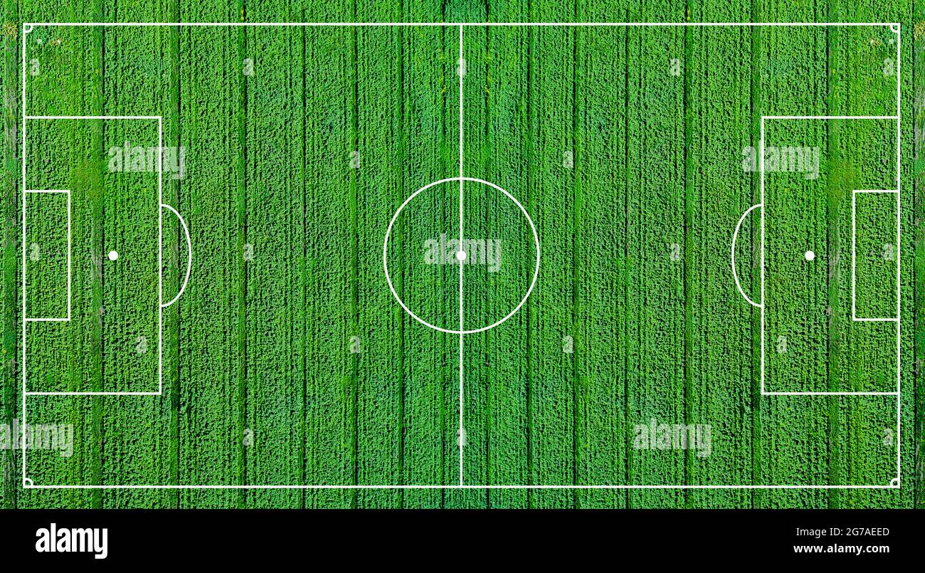 Football field concept Stock Photo - Alamy