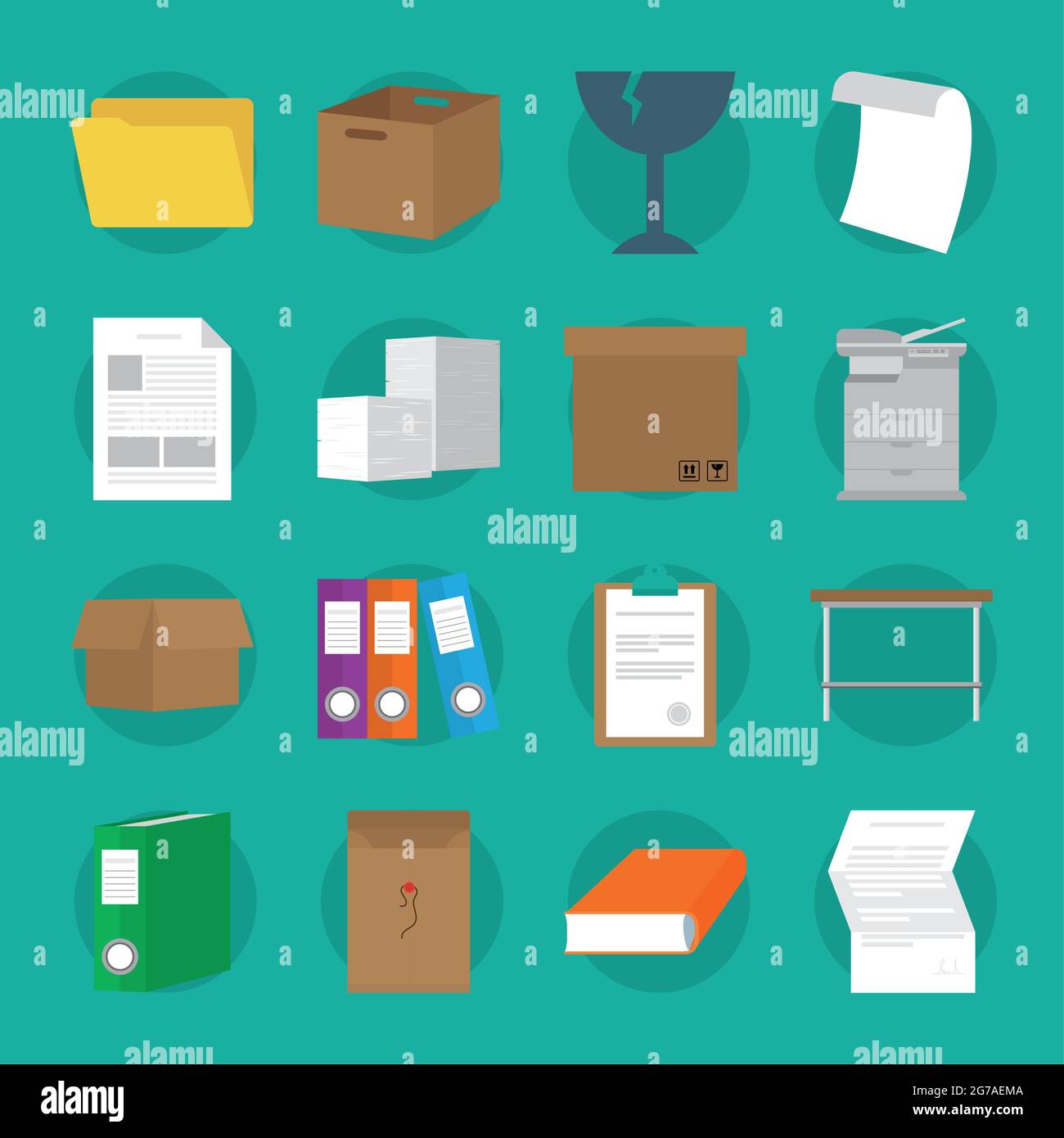 Note boxes Stock Vector Images - Alamy