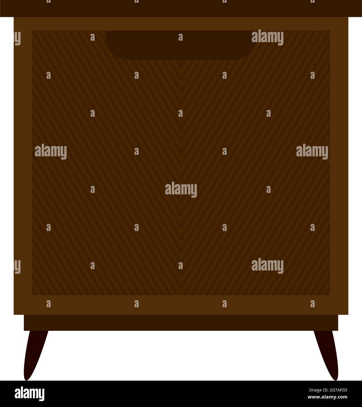 Wooden night stand Stock Vector Images - Alamy