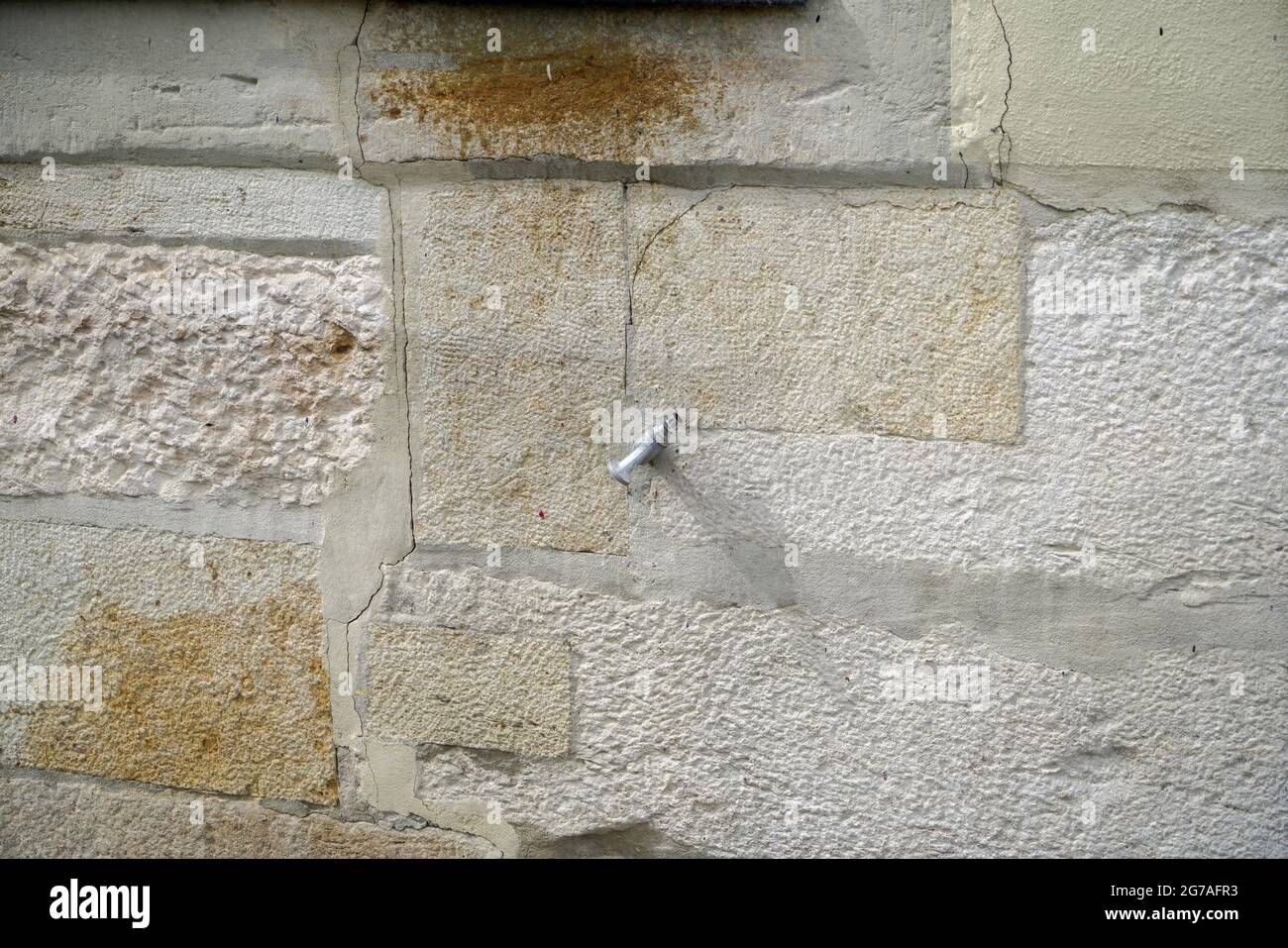 Structure of a stone as a pavement slab or as a brick Stock Photo - Alamy