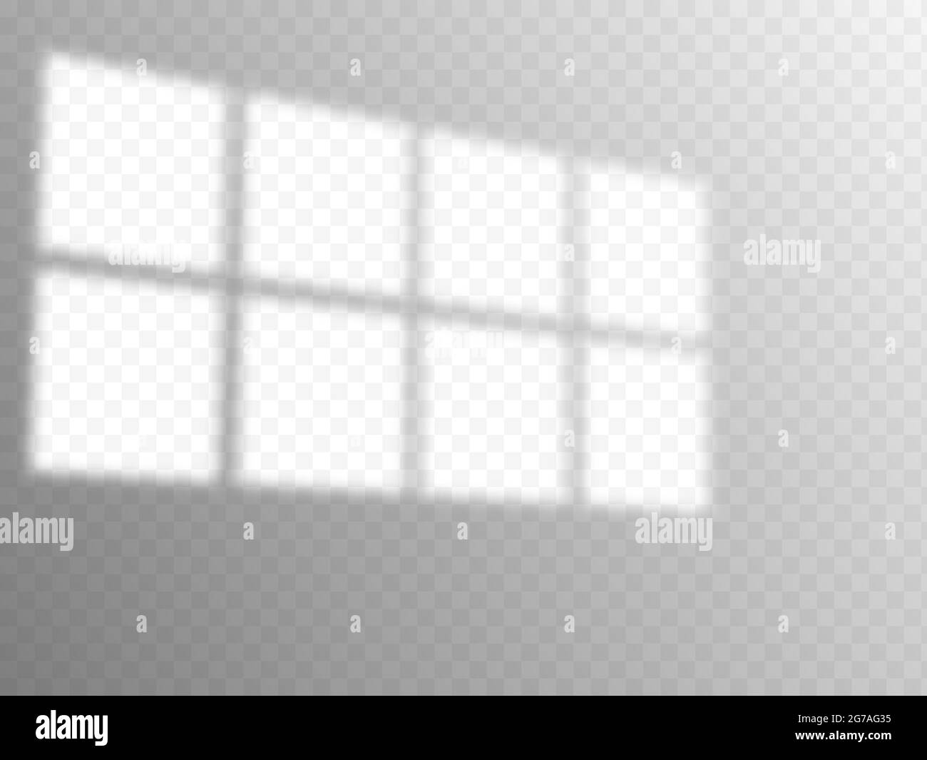 Shadow overlay effect. Soft light and shadows from window Stock Vector ...