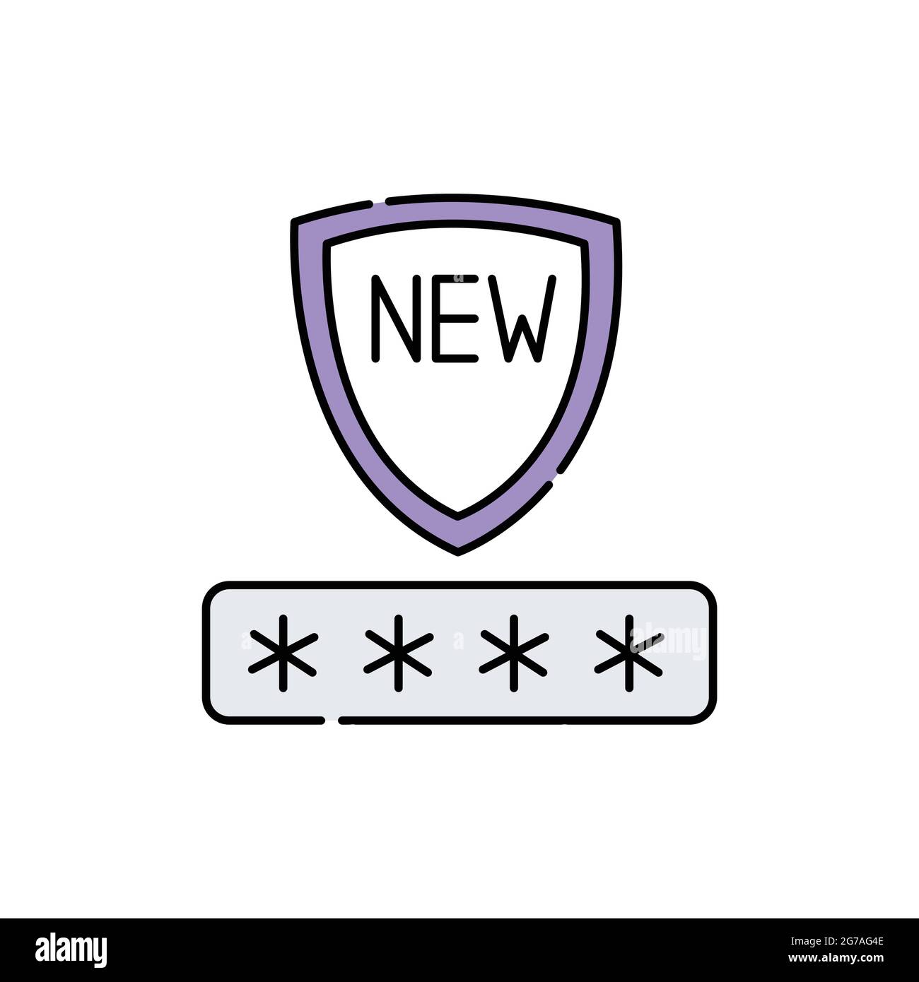 Change your password Stock Vector Images - Alamy