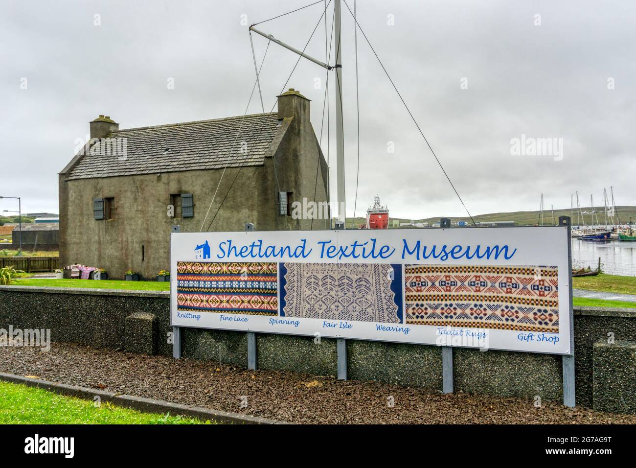 The Shetland Textile Museum in Lerwick Stock Photo - Alamy
