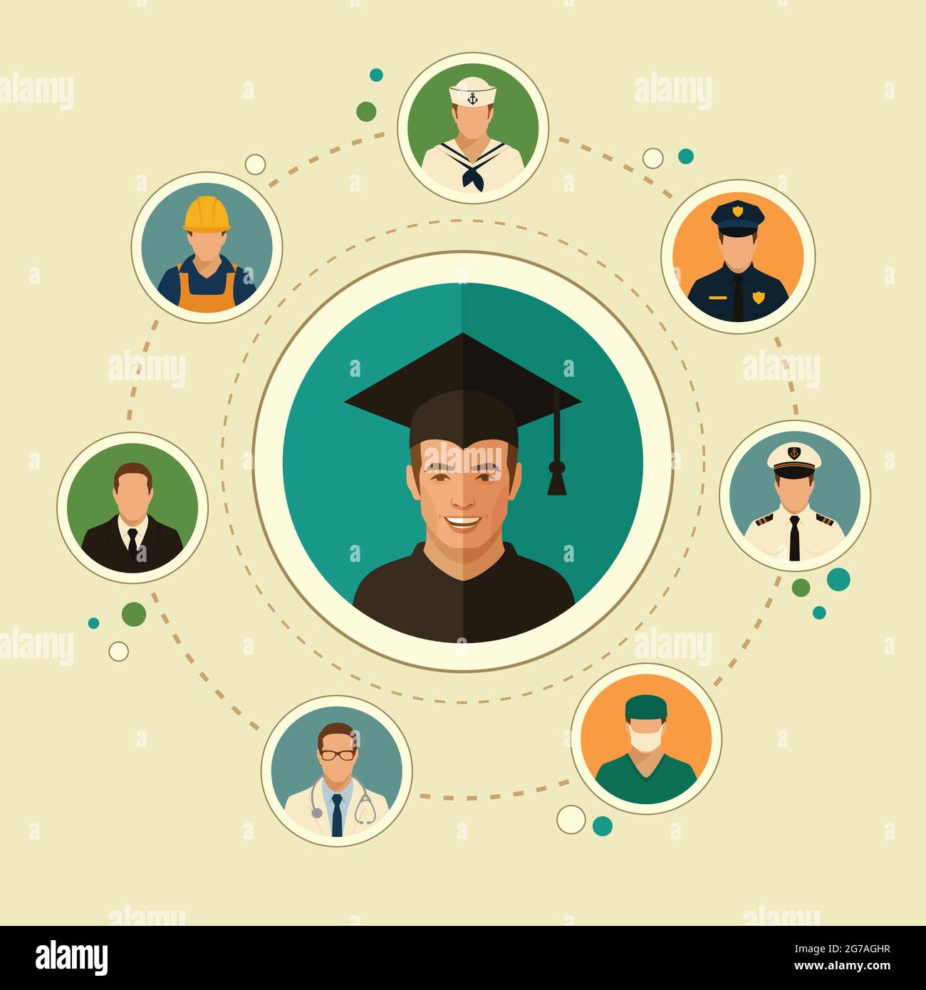 college school education, student graduate, graduation vector ...