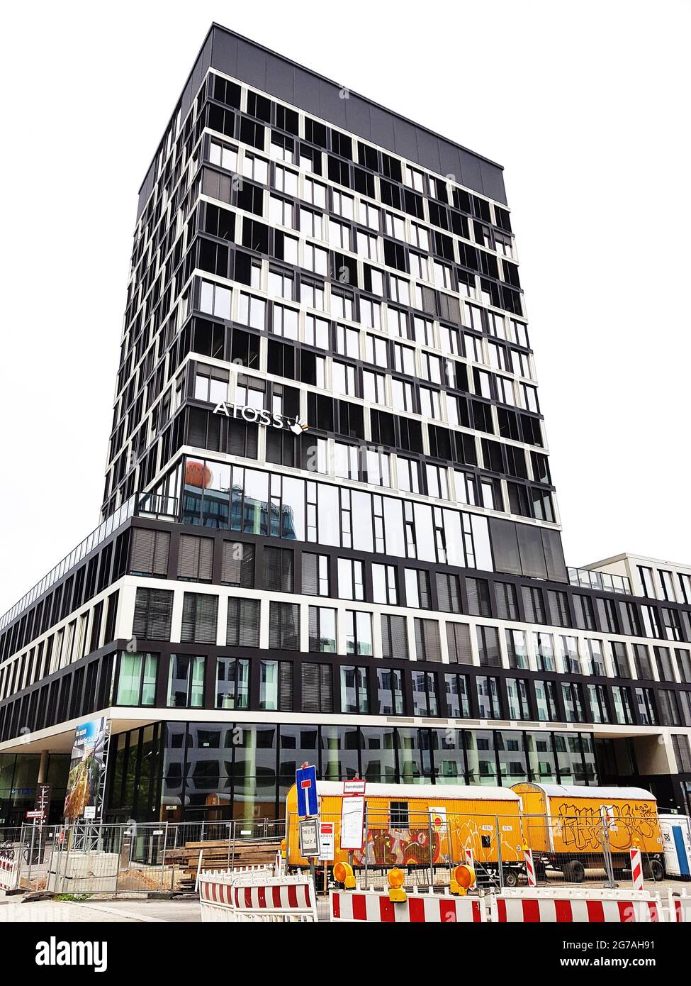 Atoss office building in the Werksviertel in Munich Stock Photo - Alamy