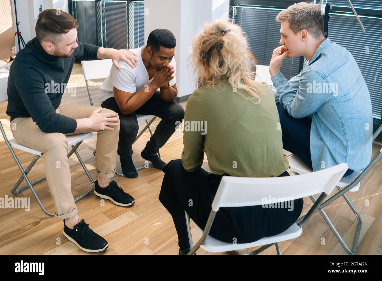 Group psychotherapy hi-res stock photography and images - Alamy