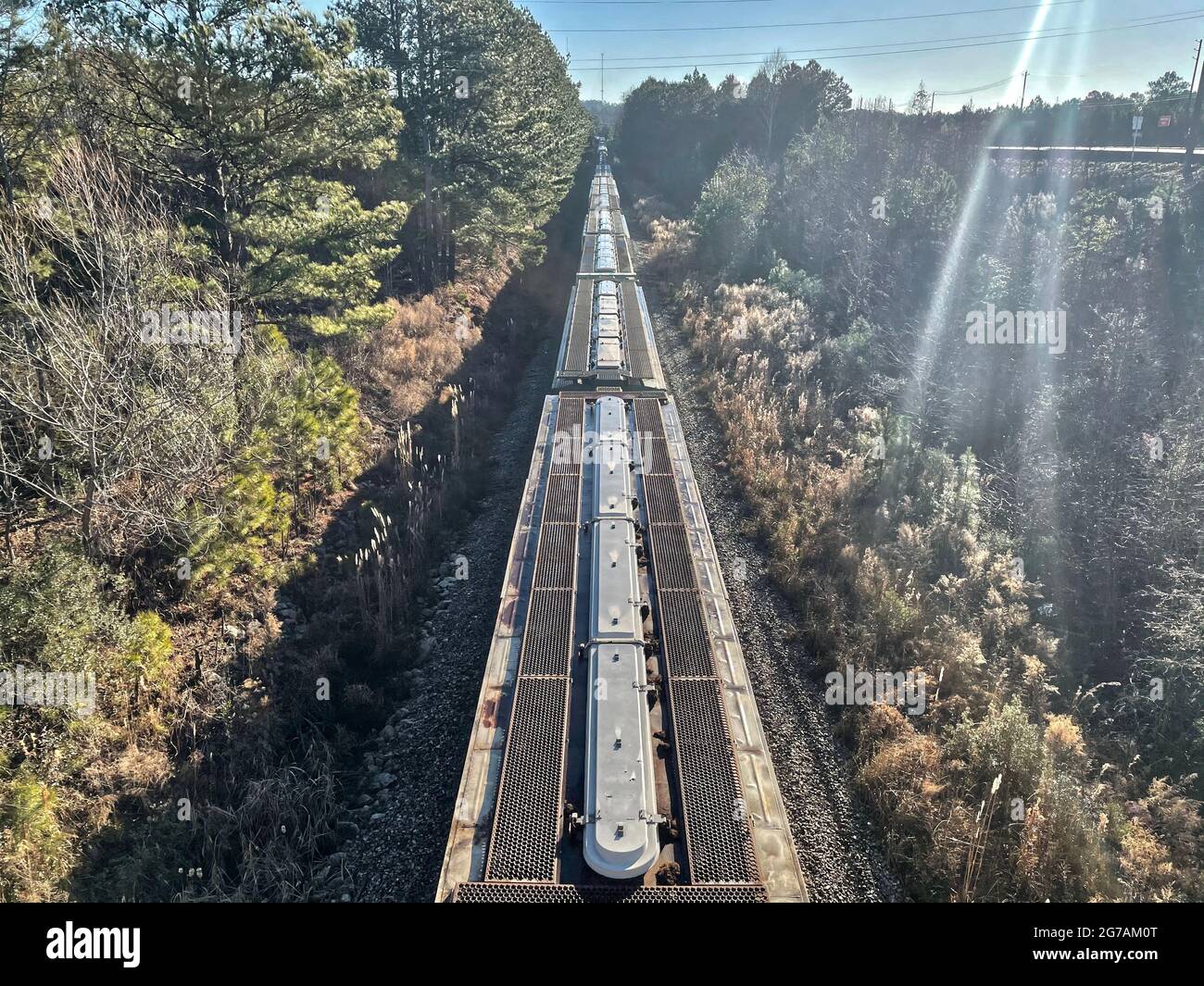 Rail track top down hi-res stock photography and images - Alamy