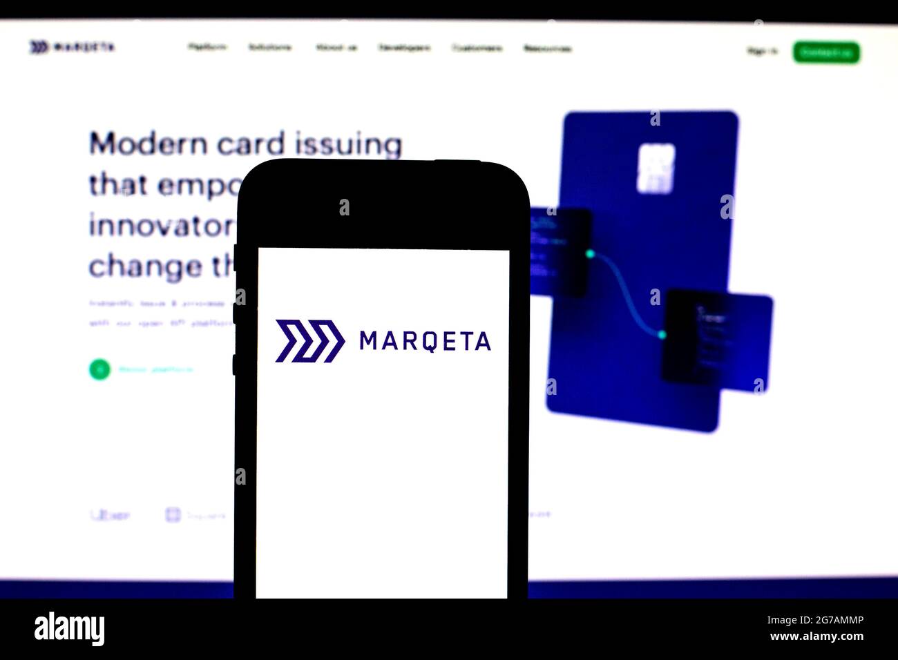 Marqeta logo hi-res stock photography and images - Alamy