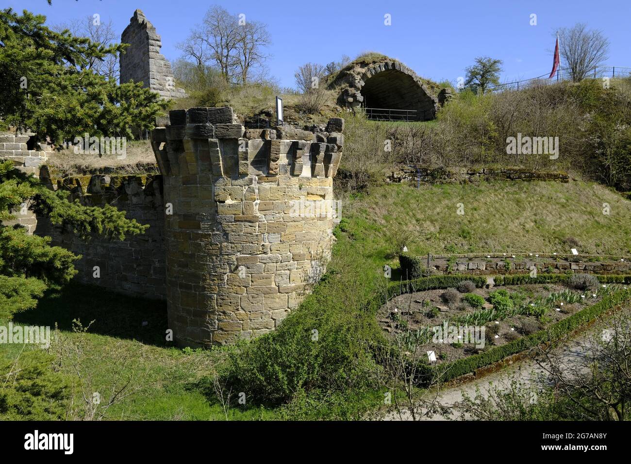 Altenstein ruins in Altenstein, Maroldsweisach market, Haßberge Nature ...