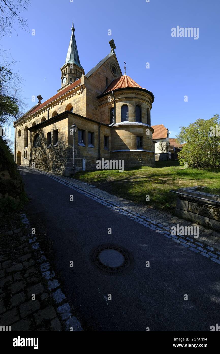 Church in Altenstein, Markt Maroldsweisach, Haßberge Nature Park ...